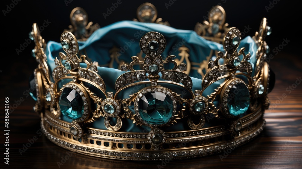 Royal emblem: the crown as a symbol of authority and tradition ...