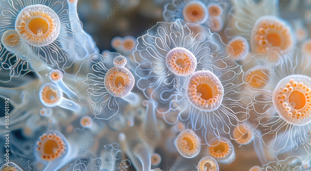 Study fungal spores under high magnification to document their ...