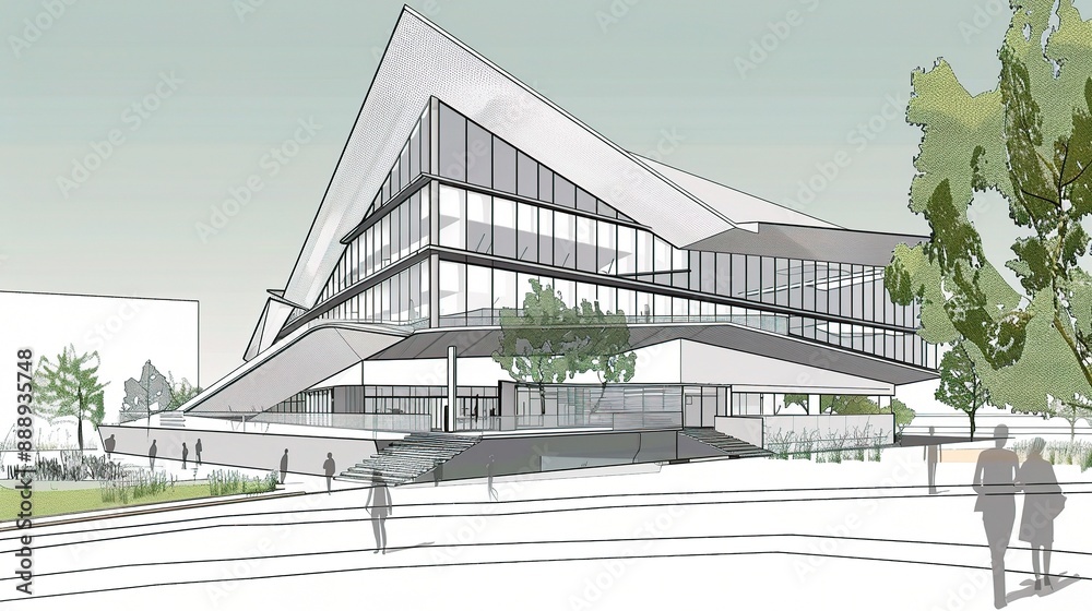 Architectural Illustration: A Detailed and Vivid Visualization of ...