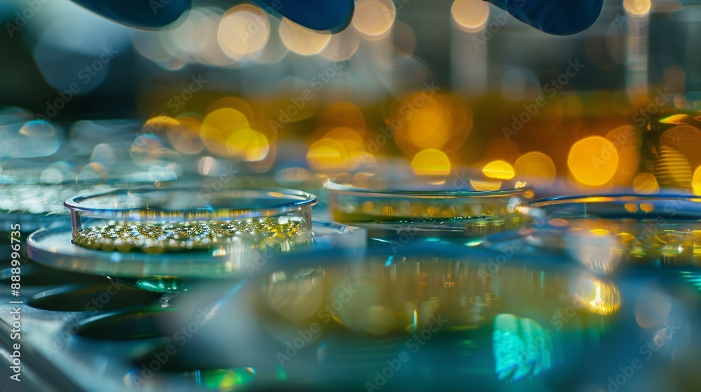 Research on Antibiotic-Resistant Microorganisms,Science microscopic ...