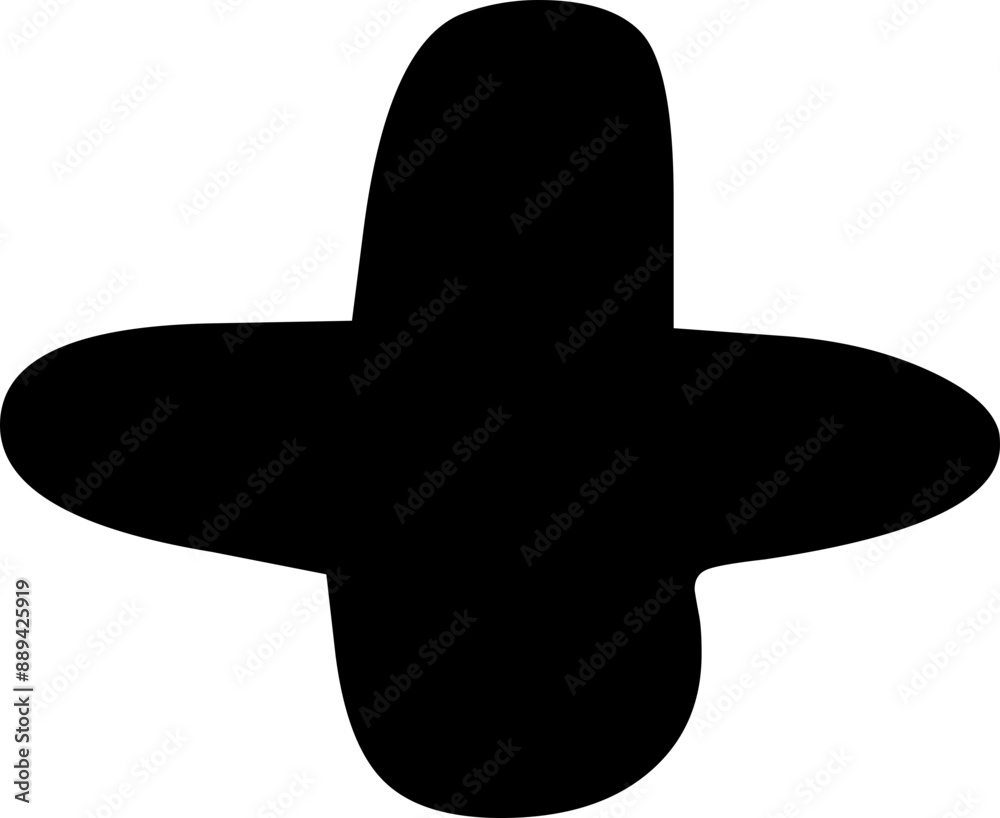 plus alphabet letter handwritten font, bold doodle style typography ...