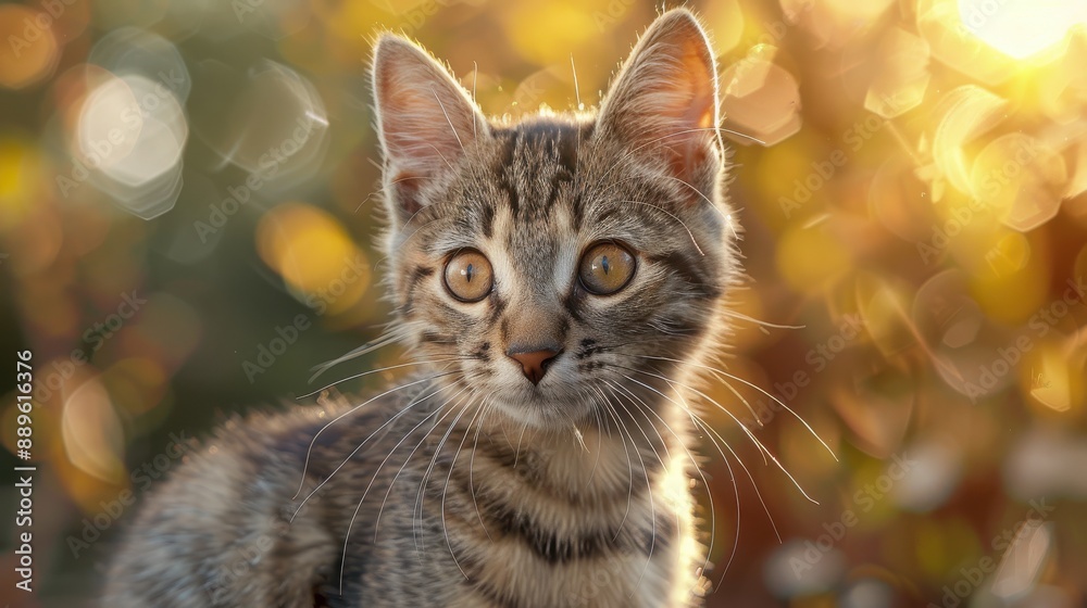 Raising awareness about global cat adoption, realistic, natural light ...