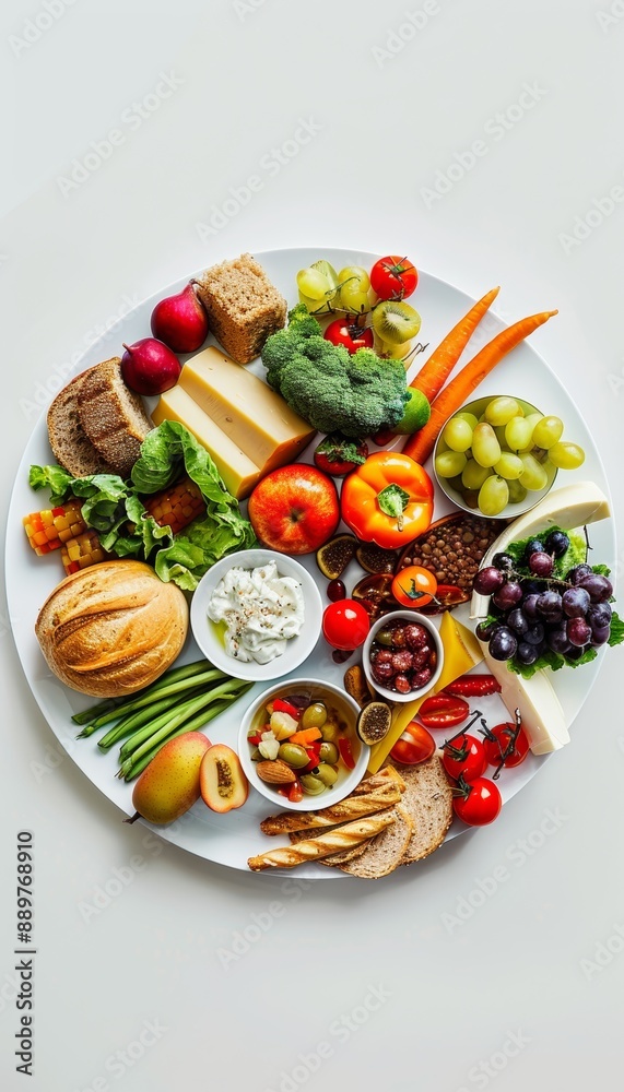 Visual Guide to Portion Control with Healthy Foods for a Diabetes ...