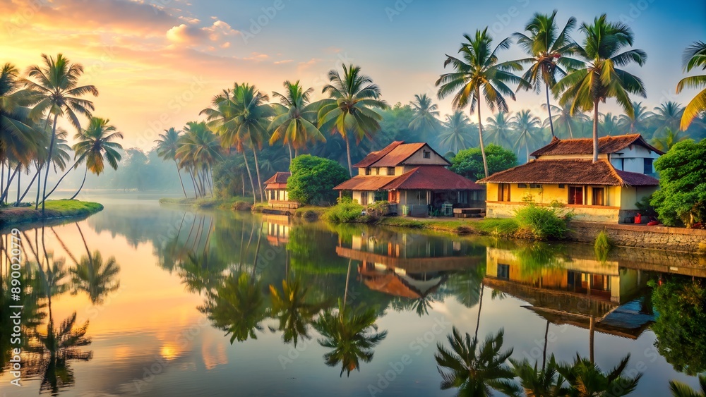 Fresh Morning Vibes in an Indian Kerala Village. Perfect for: Cultural ...