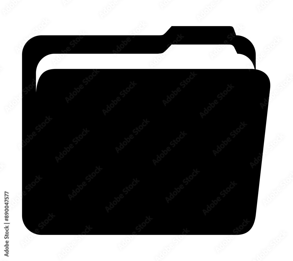 Folder Icon. SVG File Stock Vector | Adobe Stock