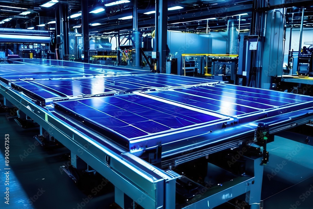 the AI Image Generator, EV Battery Module Production Line for Electric ...