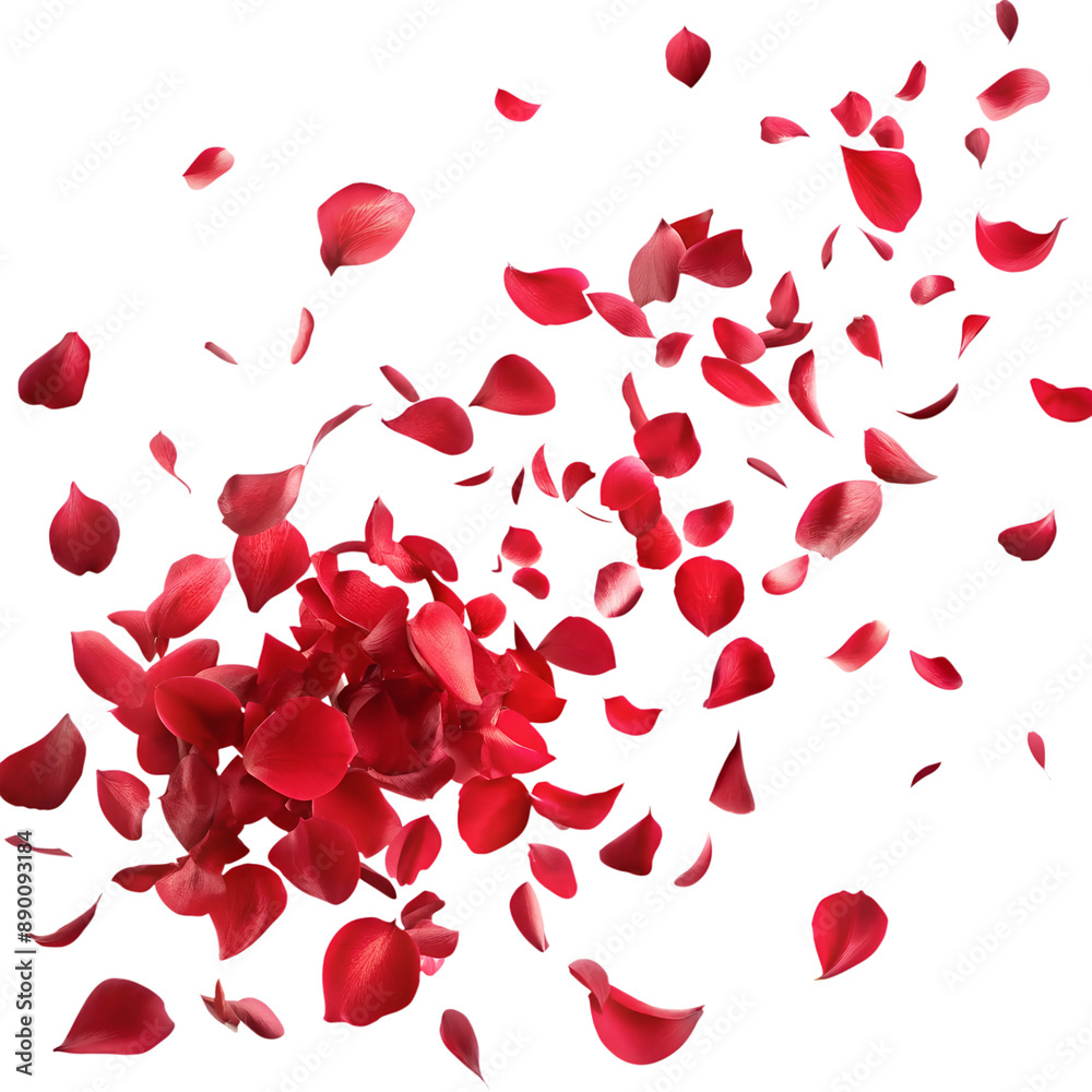 Roses and Rose Petals PNG Photo Overlays - High-Resolution Transparent ...