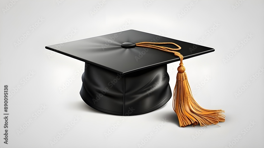 PNG file featuring an isolated black college graduation cap on a ...