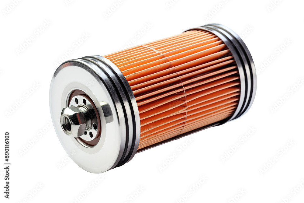 A Shiny New Engine Oil Filter Ready For Its First Use on a Clear PNG or ...