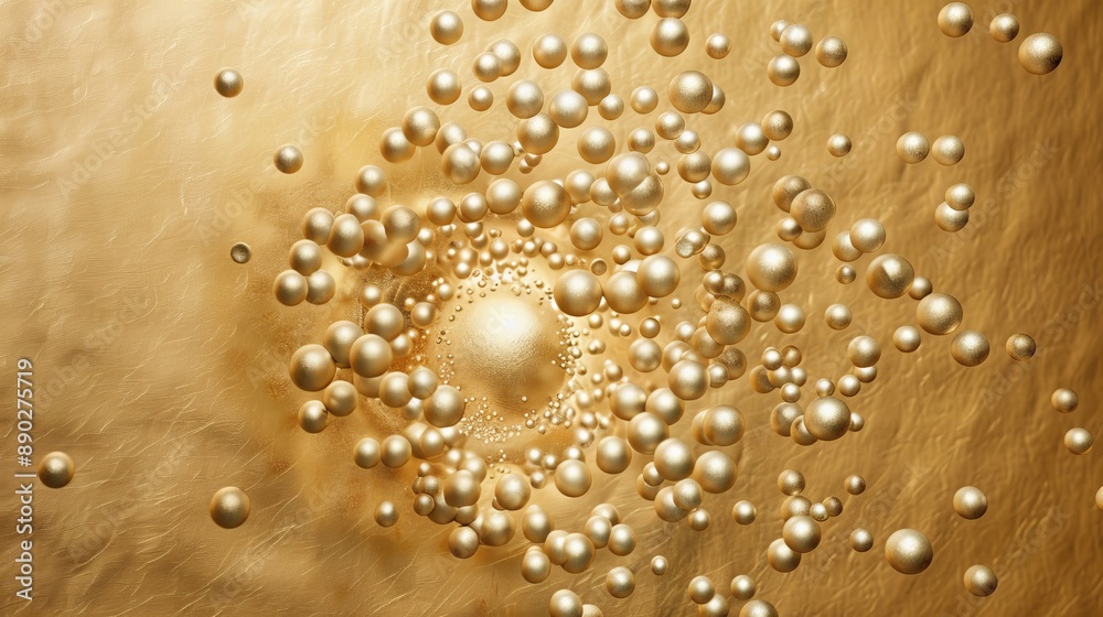 Depiction of Ernest Rutherford's gold foil experiment, showing alpha ...