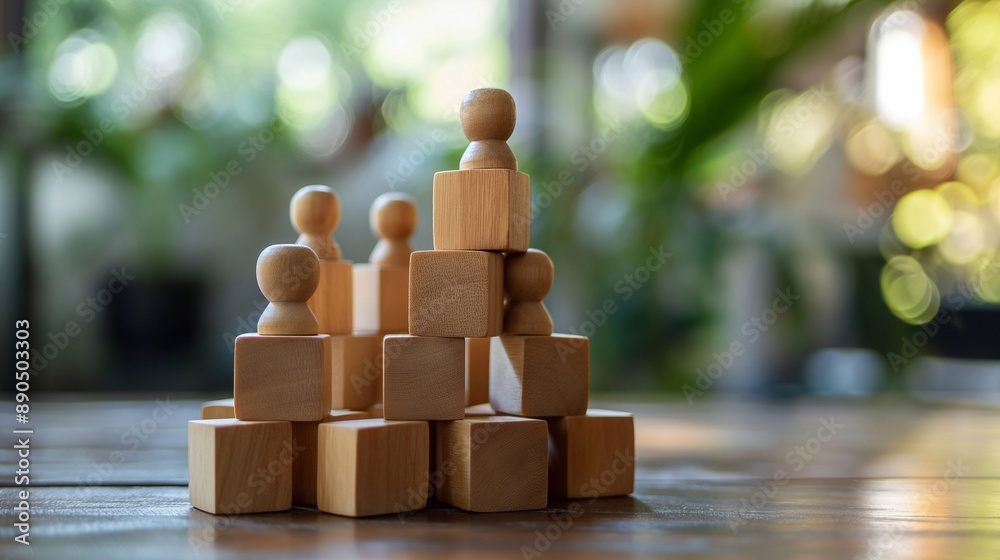 Leader and business team engaged in working business process ...