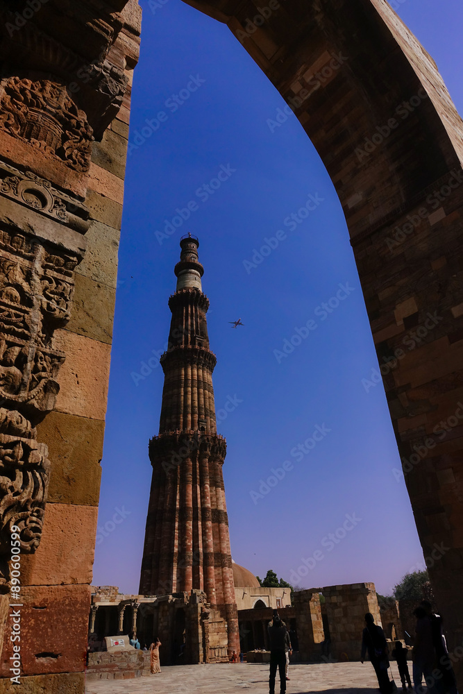 Historical Qutub Minar or Qutab Minar, is a minaret and "victory tower ...