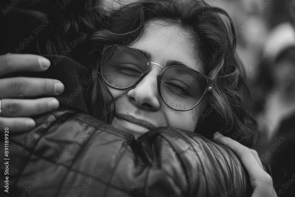 22. Friends hugging each other tightly, expressing love and connection ...