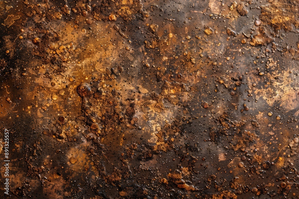 This image depicts a heavily rusted surface with pitting and severe ...
