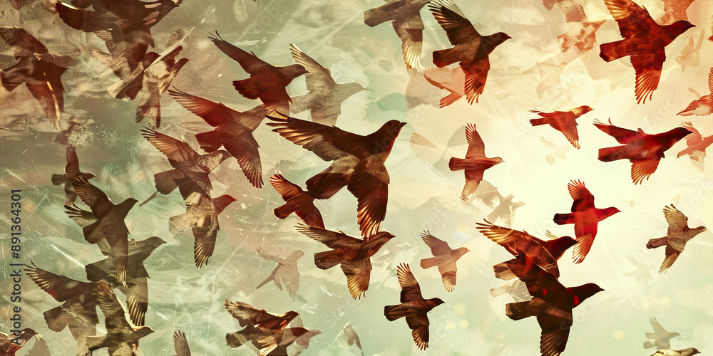 Birds of a Feather: A formation of fighter jets in an aerial display ...