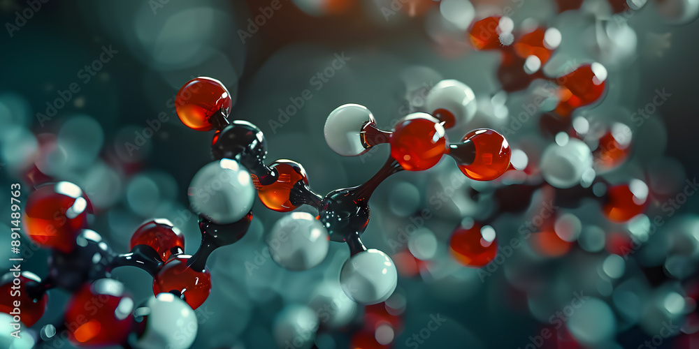 Visualizing the van der Waals structure of tirzepatide molecule in a 3D ...