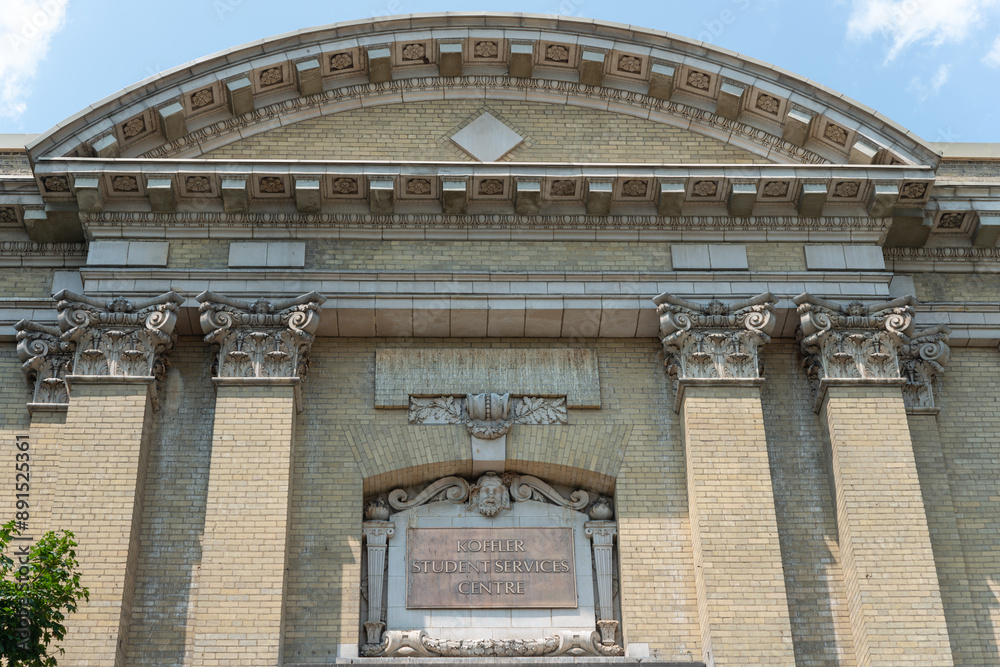 building facade and sign outside Koffler Student Services Centre ...