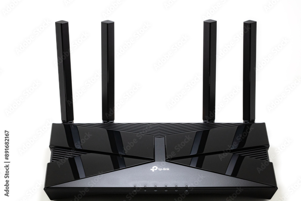 TP-Link AX3000 Dual Band Gigabit Wi-Fi 6 Router Stock Photo | Adobe Stock
