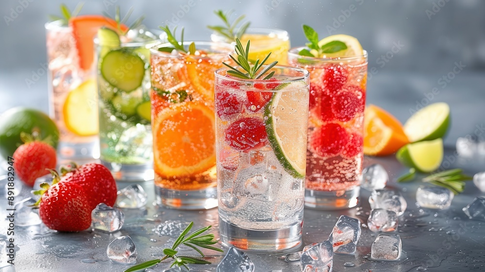 Hard Seltzers Alcoholic sparkling water with flavors, offering a low ...