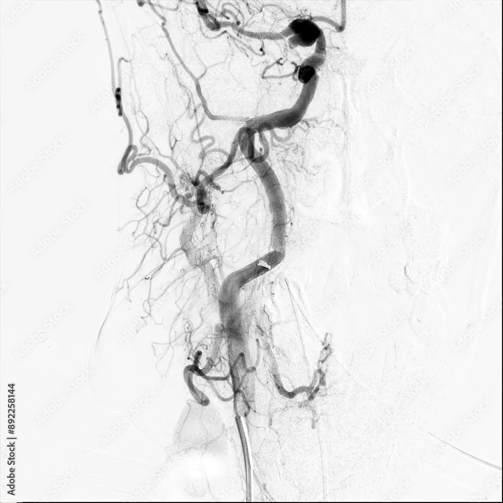 Cerebral angiography is a specialized procedure to visualize the ...