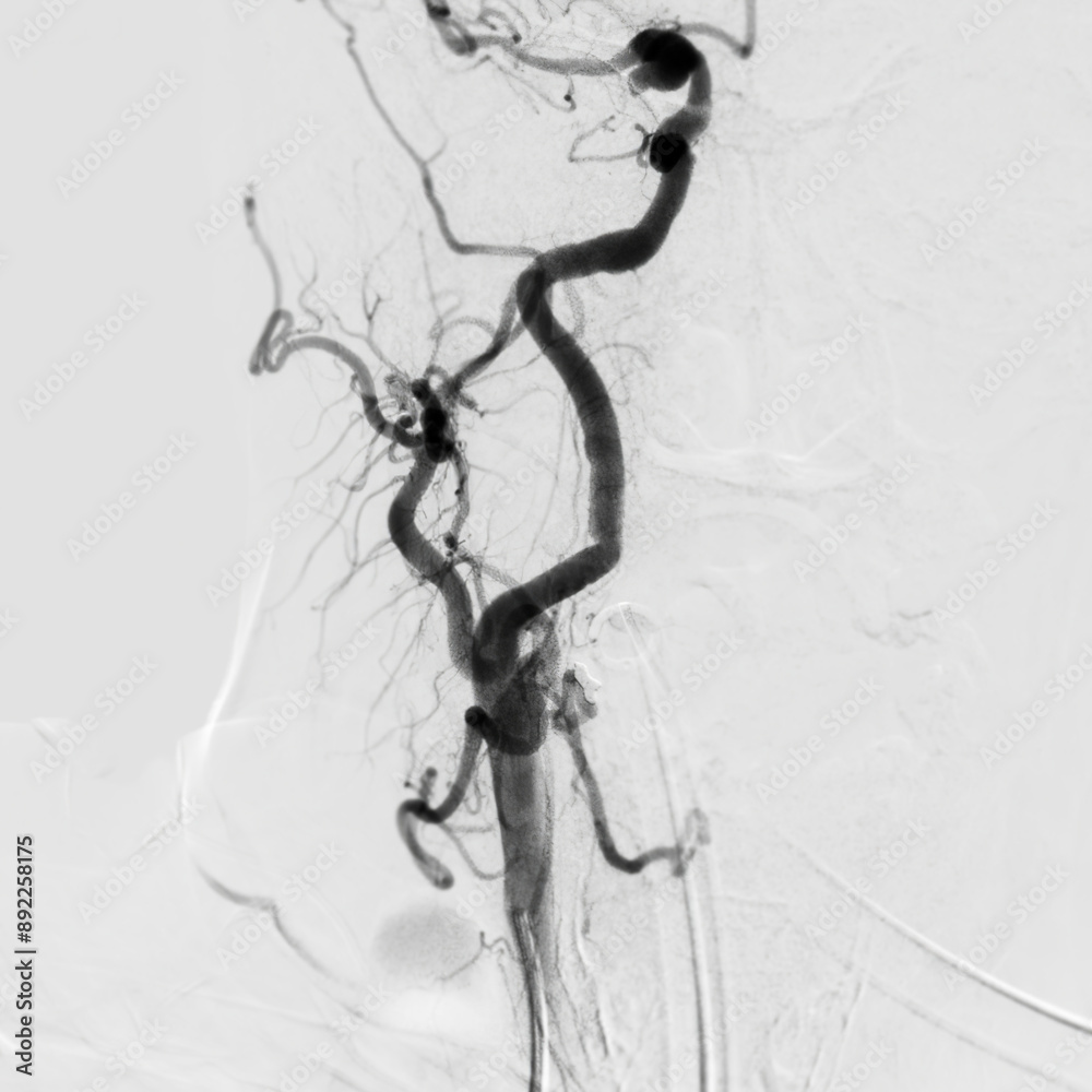 Cerebral angiography is a specialized procedure to visualize the ...