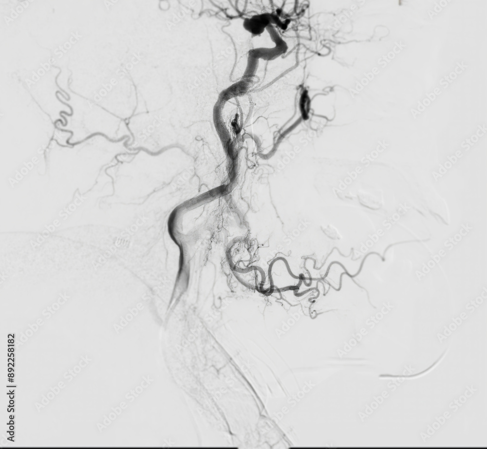 Cerebral angiography is a specialized procedure to visualize the ...