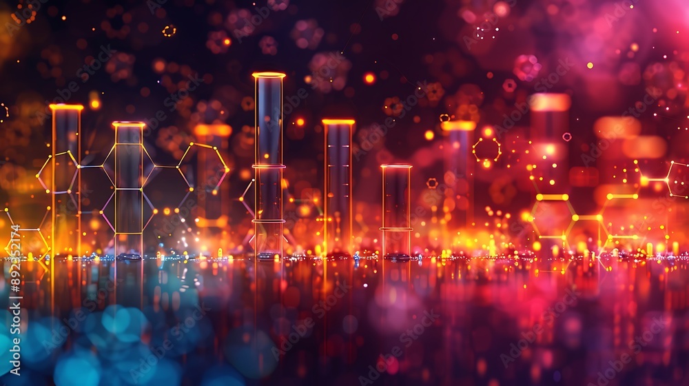 Infographic explaining the meaning of chemical formulas with colorful ...