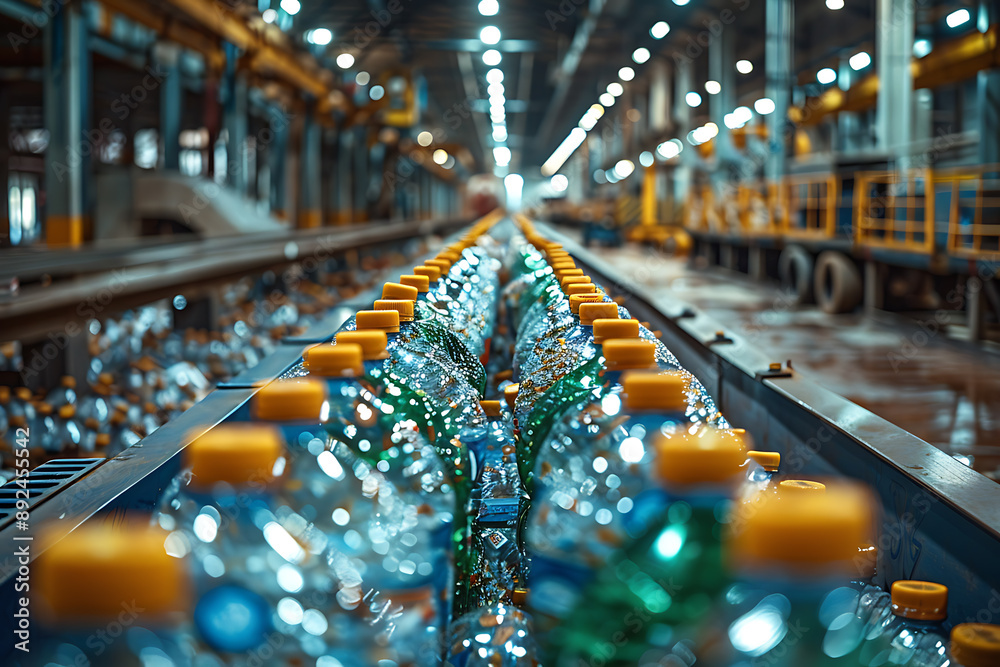 Recycling facilities processing waste materials to reduce landfill use ...