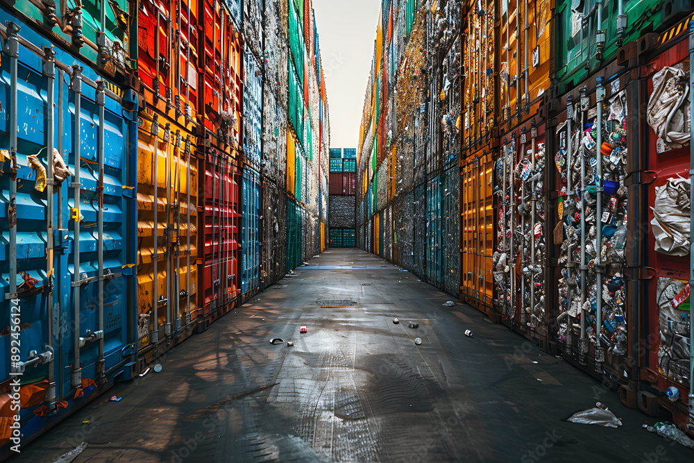 Recycling facilities processing waste materials to reduce landfill use ...