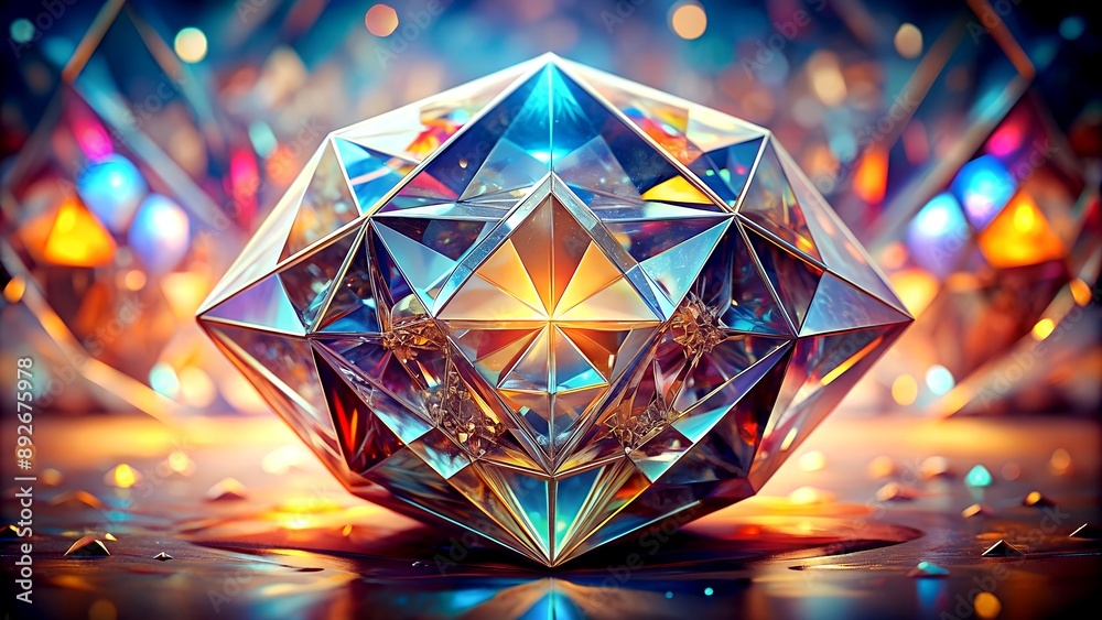 Crystal Beauty: Exploring the Geometric Precision of a Crystal ...