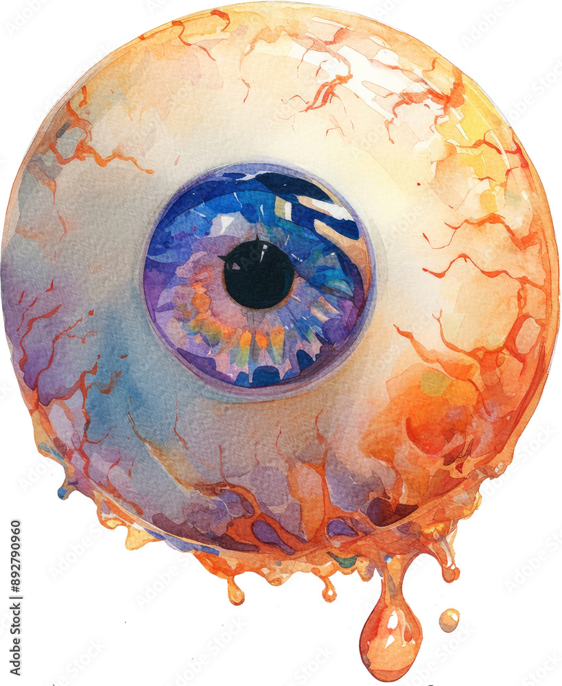 scary halloween creepy eye ball eyeball anatomy optic organ spooky ...