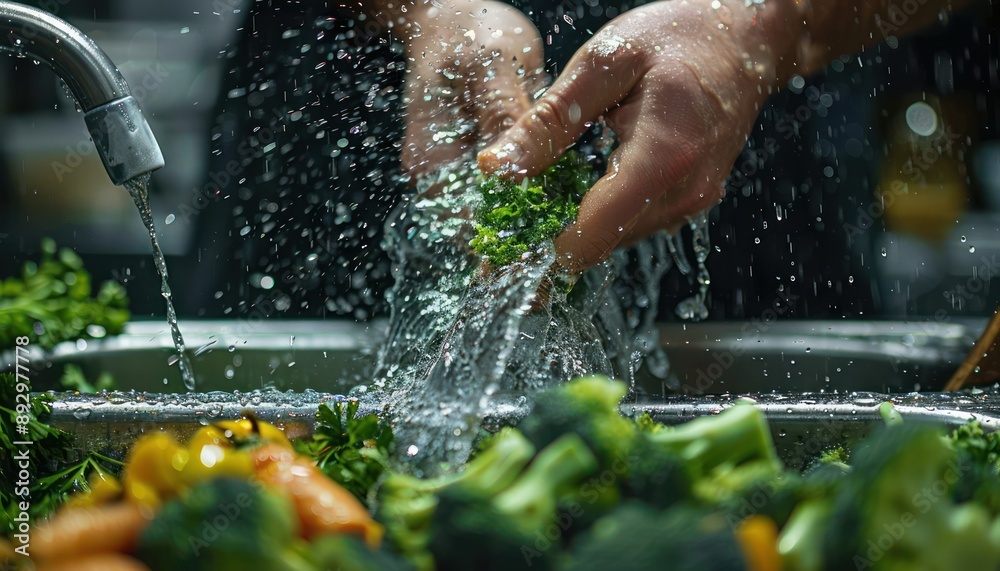 Washing Vegetables Before Cooking Ensuring Food Safety and Cleanliness ...