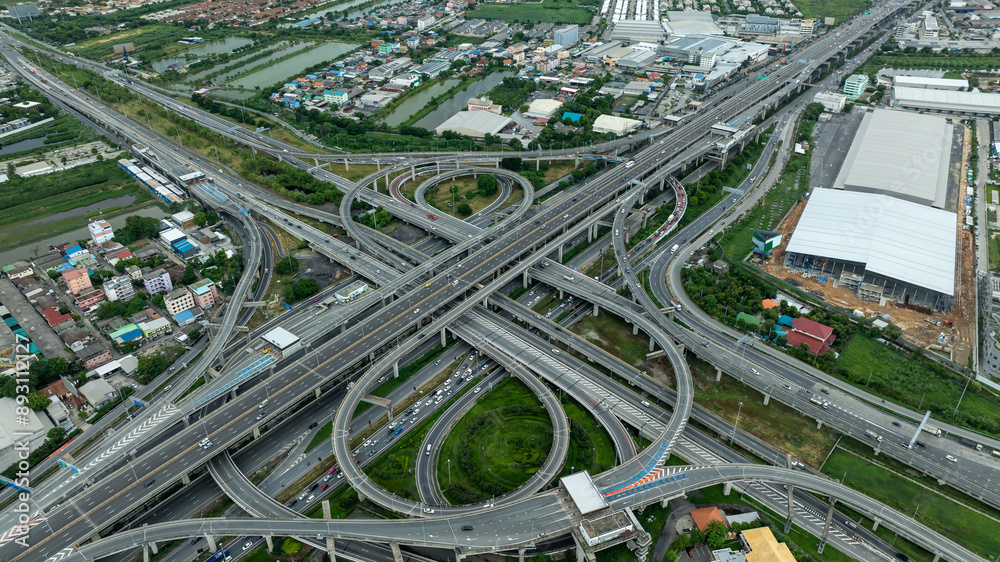 Burapha Withi Expressway, Industrial Ring Road, Bangna Intersection ...