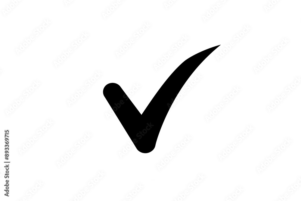 Check mark tick icon png file cut out and isolated on a transparent ...