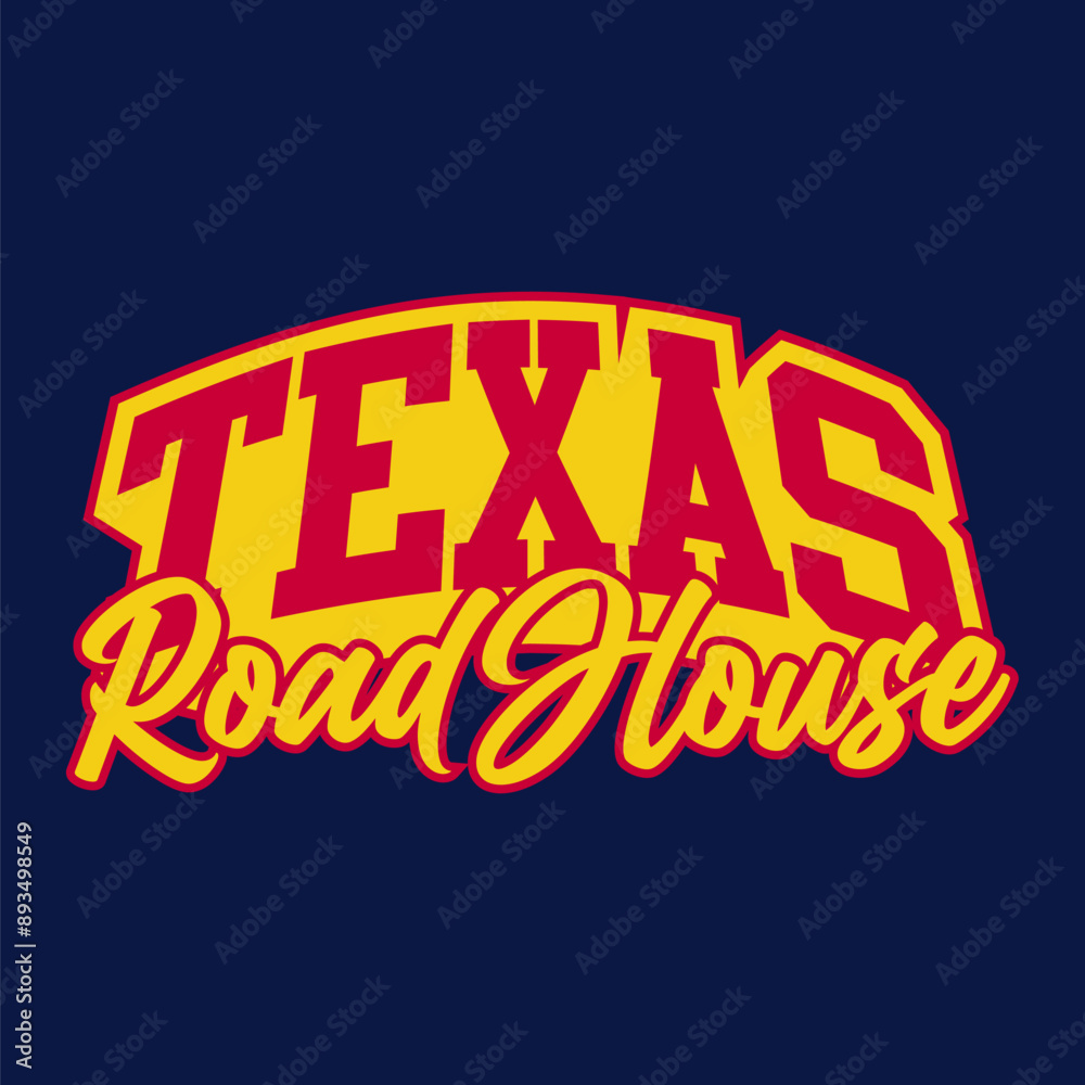 vector texas roadhouse logo for tshirt design Stock Vector | Adobe Stock