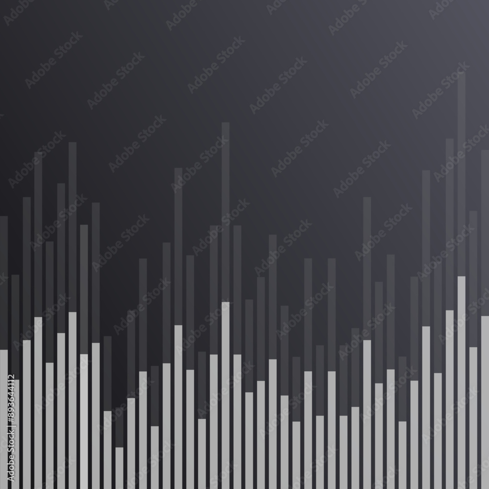 Business bar charts analysis on transparent background - Financial ...
