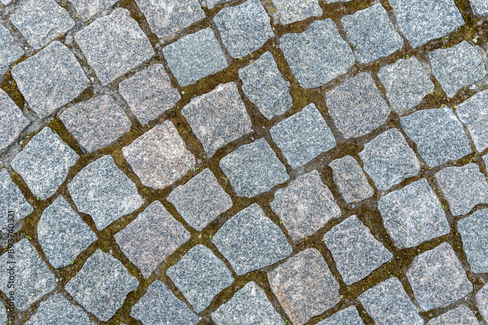 Natural stone background and texture in gray color close up. Pavement ...