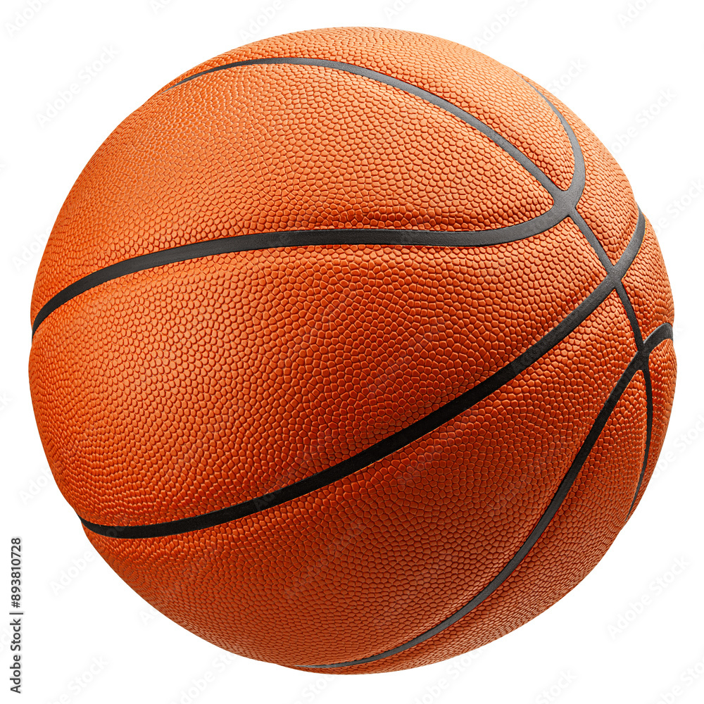 Basketball Ball isolated on white background, full depth of field Stock ...
