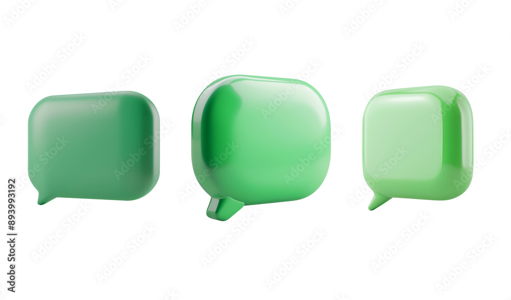 Balloon icons for messaging, Isolated on Transparent Background, PNG ...