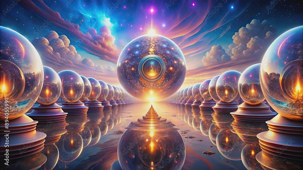 Holy multiplication A mystical and divine image of multiple objects ...