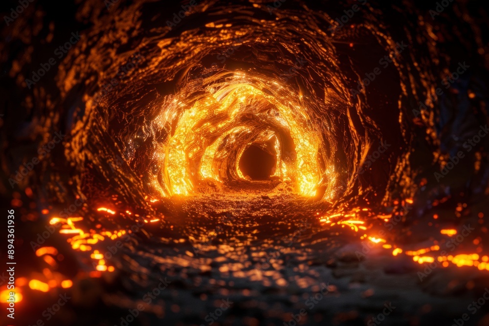 Tunneling for gems combined with an intense smelting process showcases ...