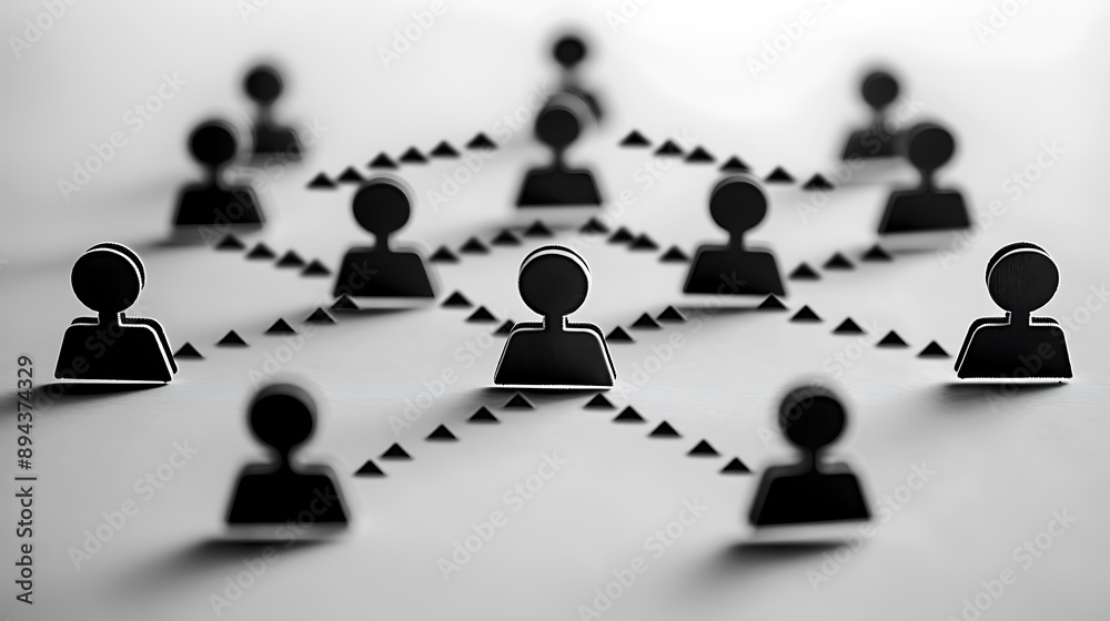 Organizational Chart Illustrating Team Structure and Collaboration ...