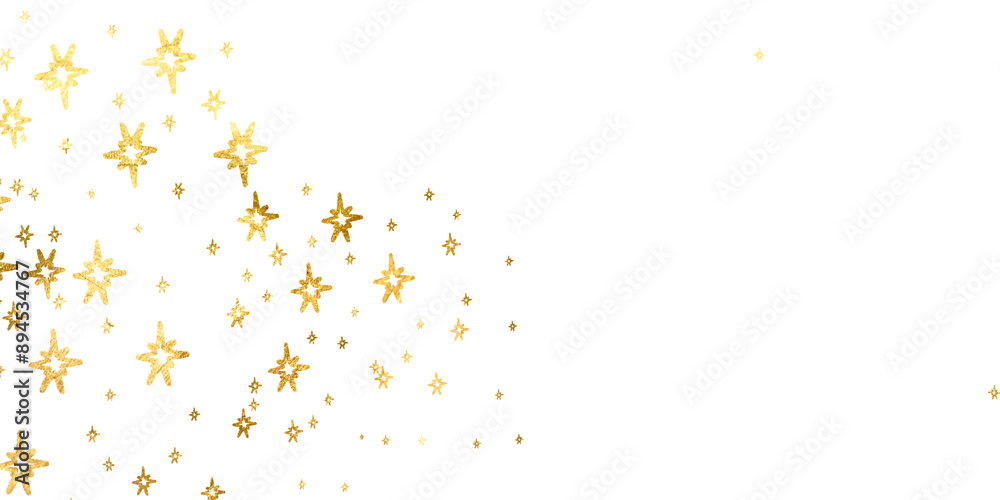 Golden stars foil glitter, Gold sparkle splatter border. Gold stars ...