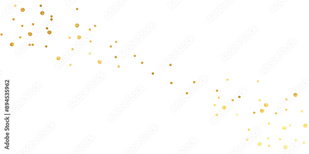 Gold sparkle splatter border. Gold stars random luxury sparkling ...