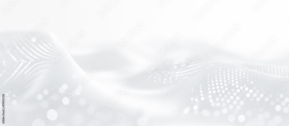 White Futuristic Background Stock Illustration | Adobe Stock