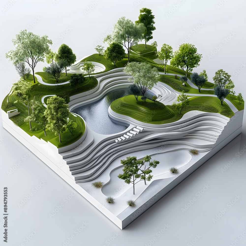 156. "A dedicated landscape architect creating designs for parks and ...