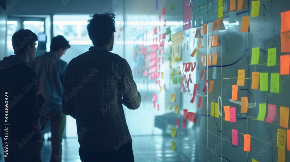 Startup Culture: Time-lapse sequence of day-long brainstorming marathon ...