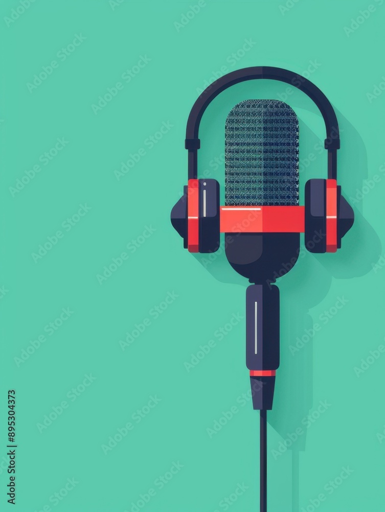 Sound Effects Series, engaging flat design illustration featuring a ...
