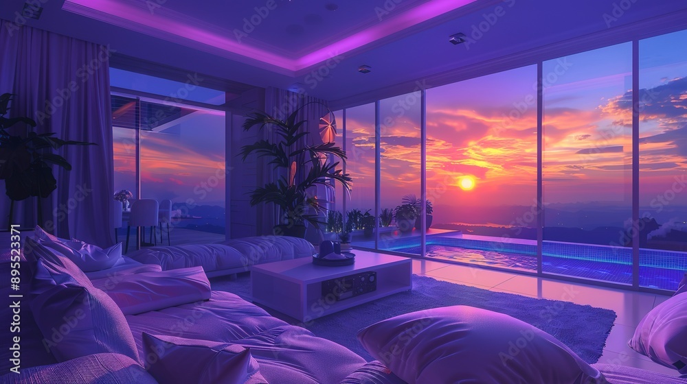 animated virtual backgrounds, stream overlay loop, cozy lo-fi living ...