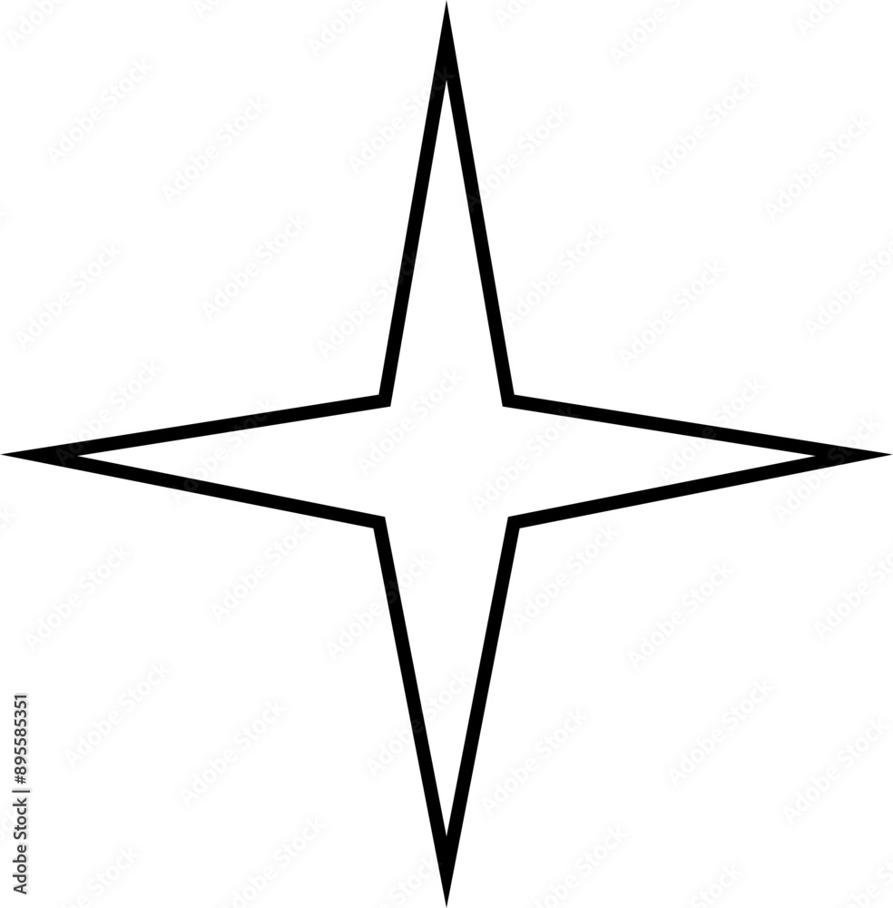 Sparkle Star Icon, bling vector, simple Premium Quality icons, Bright ...